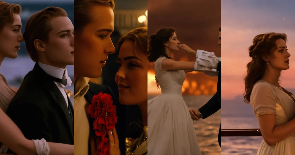 Lexica - Pose of couple from titanic, normal arms and nails