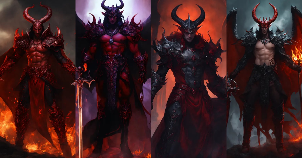 Lexica - Prince of hell, demon, male, Apollyon, human form