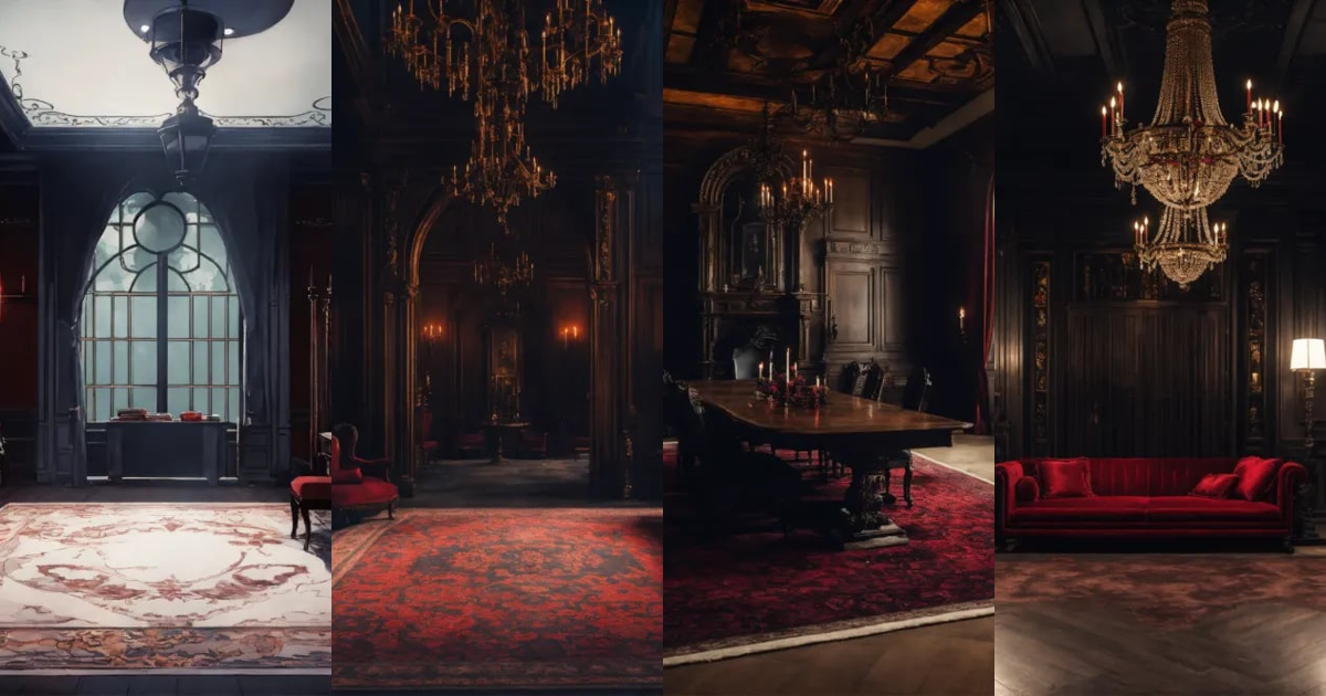 Lexica - A dark modern vampire manor hall