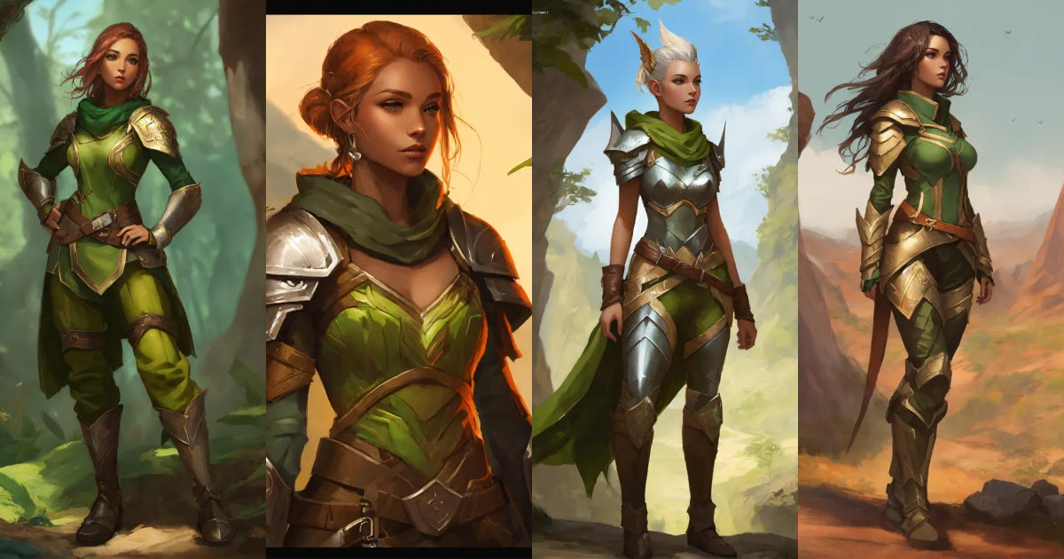 Lexica - Digital painting, illustration, character concept art, armored ...