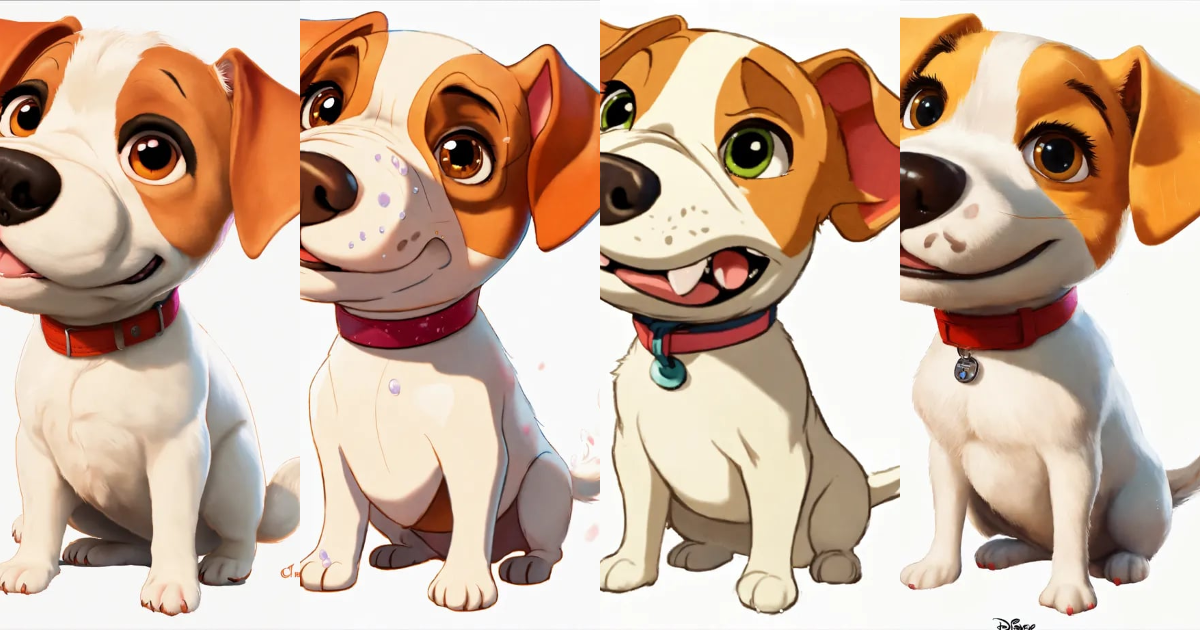 Lexica - A Disney Pixar inspired movie poster. A white French Bulldog ...