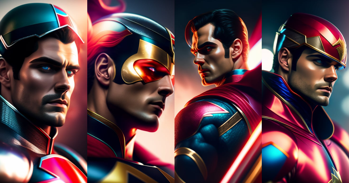 Lexica - Henry Cavill as handsome muscular hero Captain Britain ...