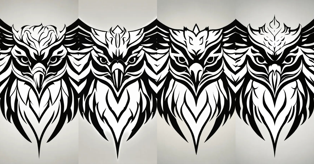 Lexica - Gryphon griffon head silhouette,stencil logo, icon, simple ...