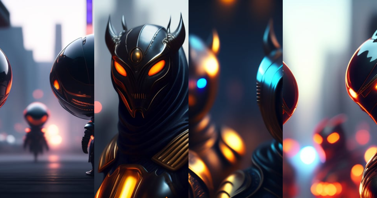 Lexica - Many different creepy android scary faces alien race ...