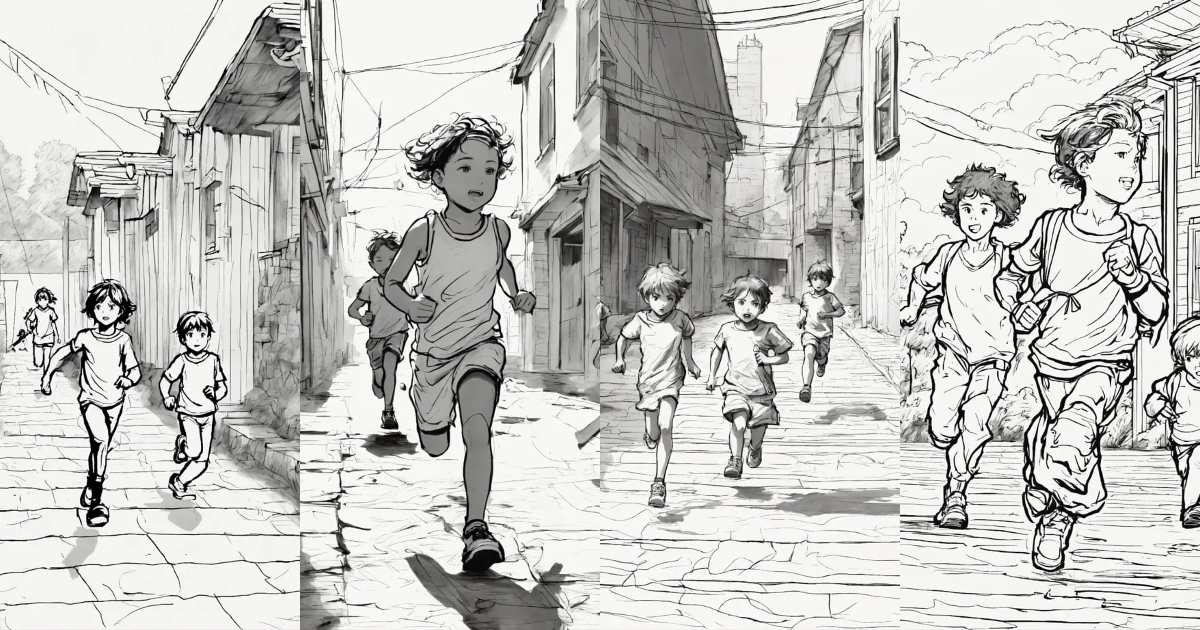 Lexica - A simple line drawing. Rough drawing. Black and white ...