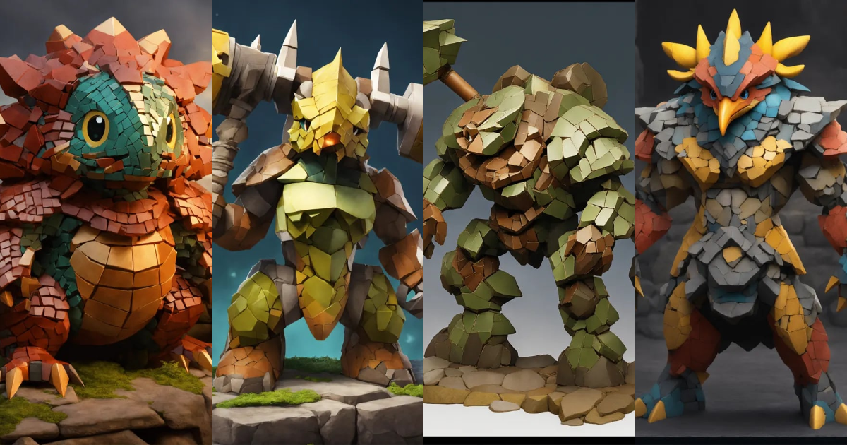 Lexica - Wallbark is a small, compact Pokémon with a robust and ...