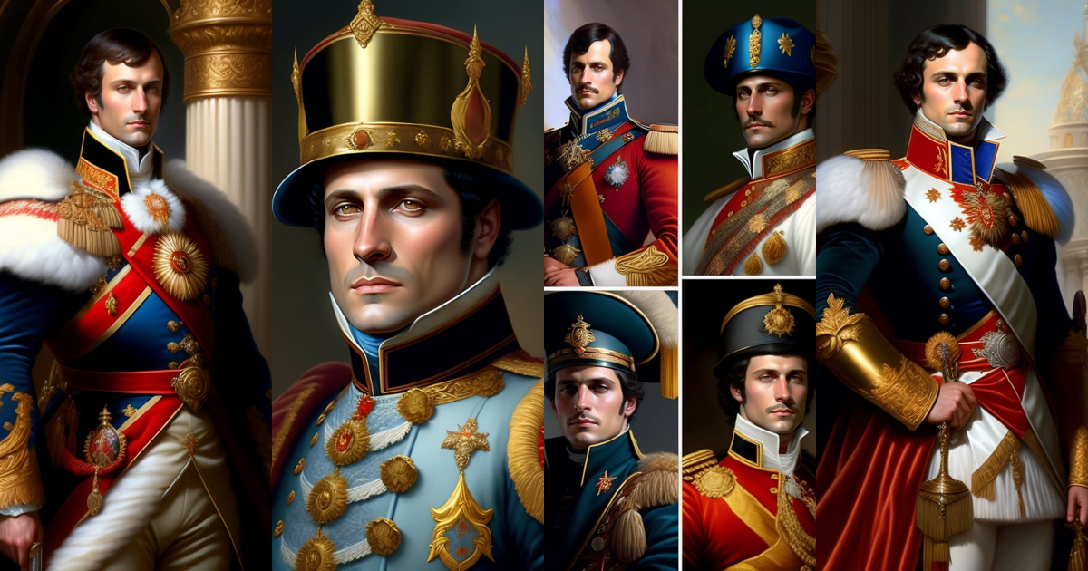 Lexica - Napoleon Bonaparte as a fantasy D&D character, portrait art by ...