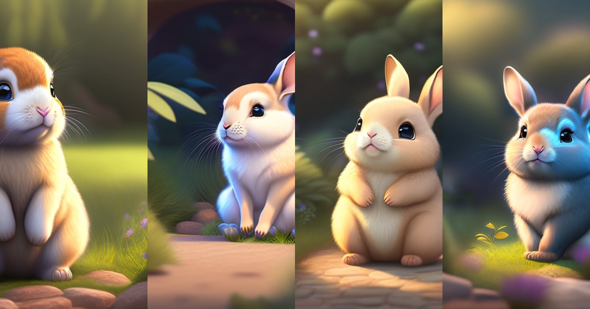 Lexica - Rosie the Rabbit's Sorrow: Setting: A cozy clearing surrounded ...