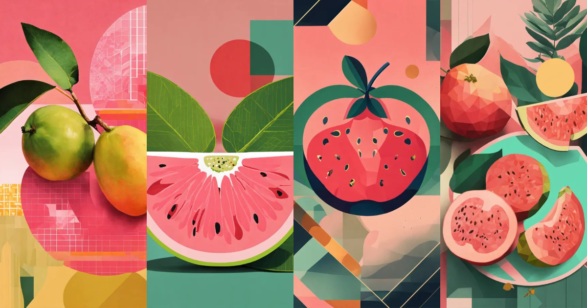 Lexica - The combinations of guava image blended beautifully with ...