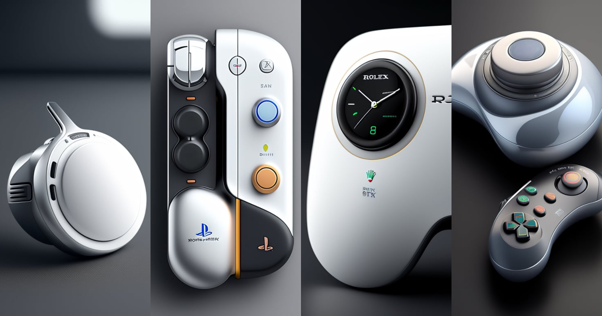 Lexica - Designed by rolex . Futuristic playstation controller. highly ...