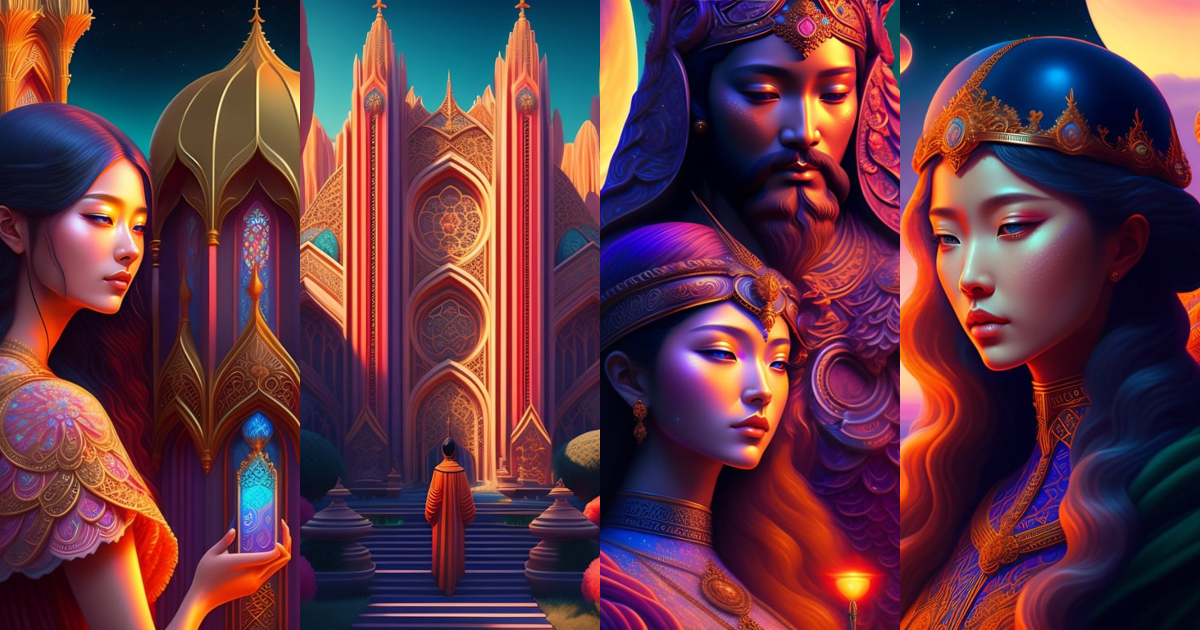 Lexica - God talking with a human by Casey Weldon, Olga Kvasha, Miho ...