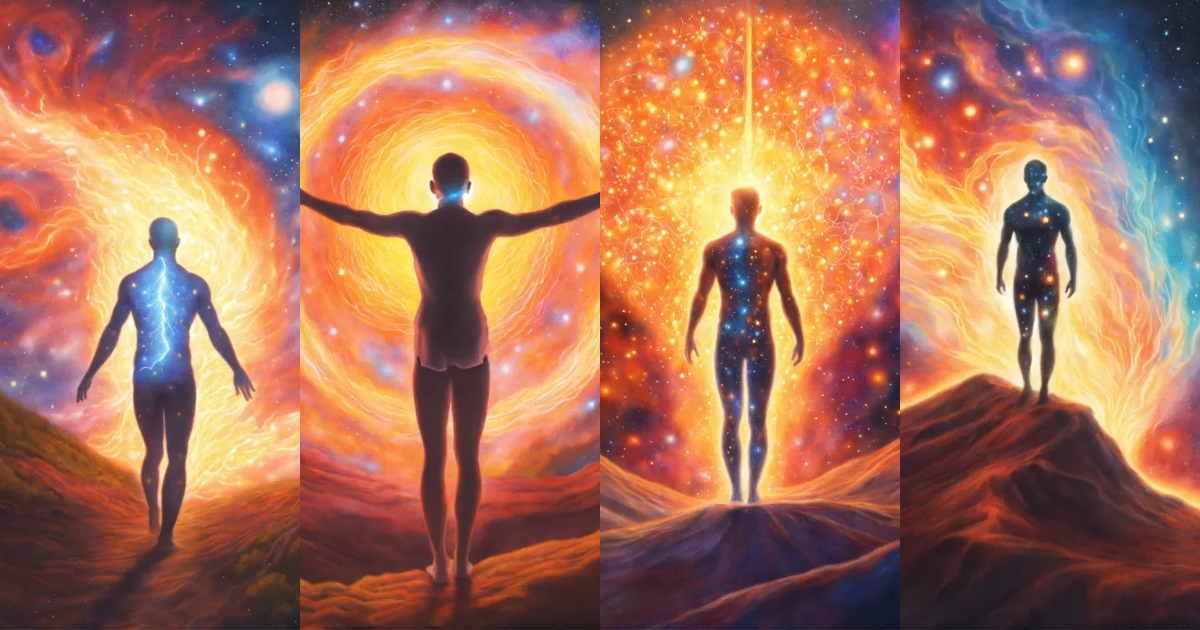 Lexica - Realistic colored pencil drawing of a current of energy around ...