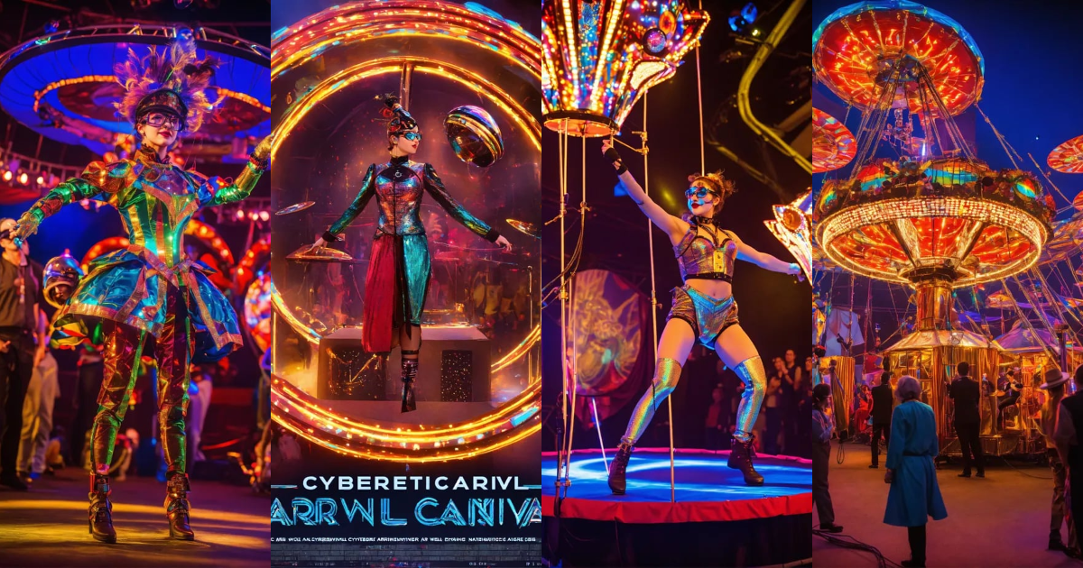Lexica - Cybernetic carnival, a mesmerizing fusion of traditional ...