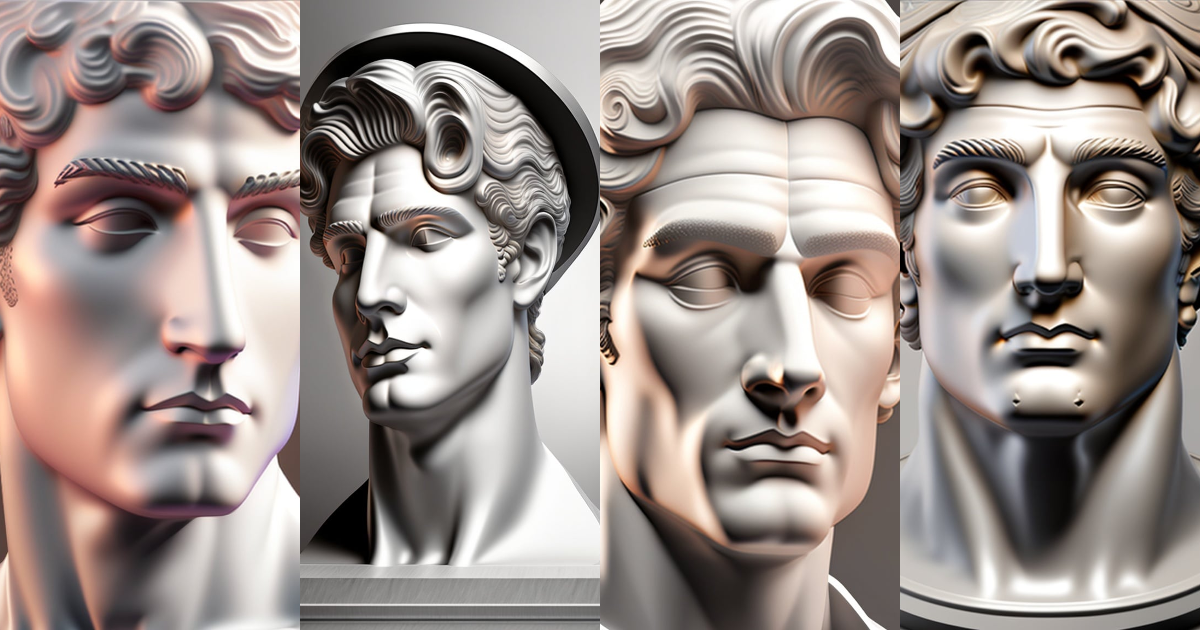Lexica - Michelangelo’s David face, perfect symmetrical, close-up ...