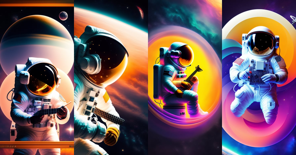 Lexica - Astronaut making music in space