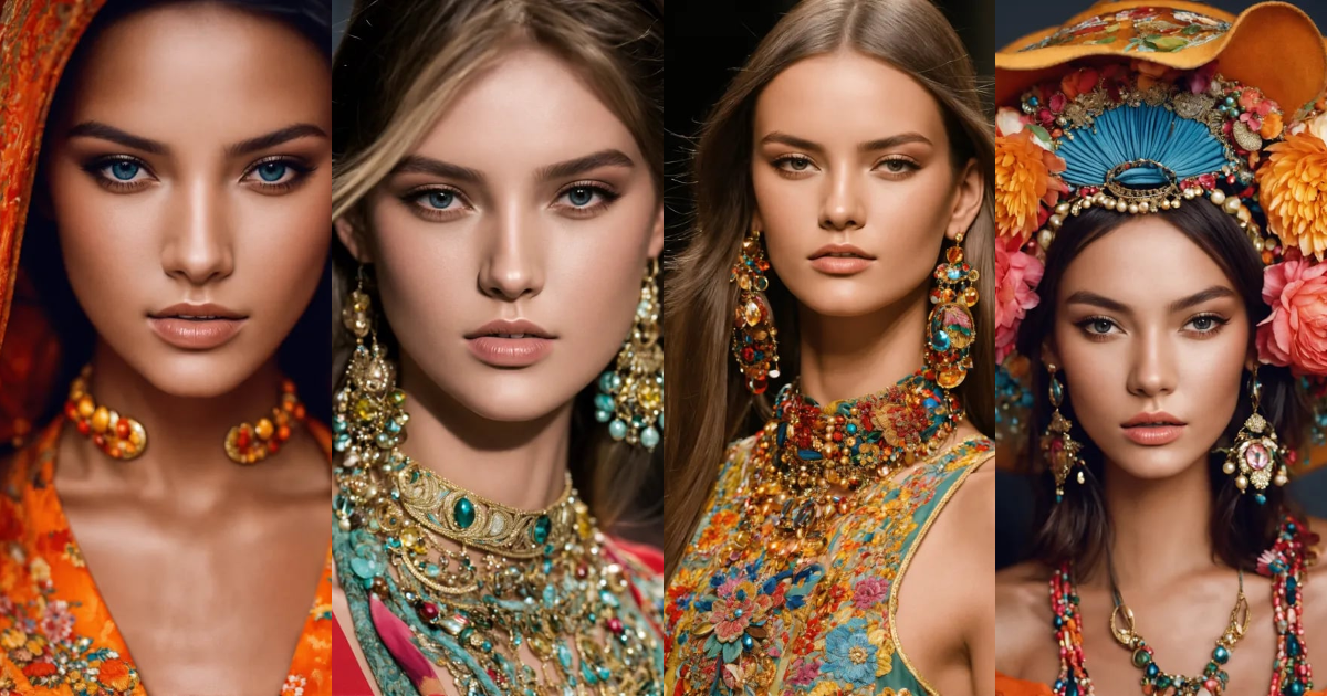 Lexica - Fashion models from all over the world