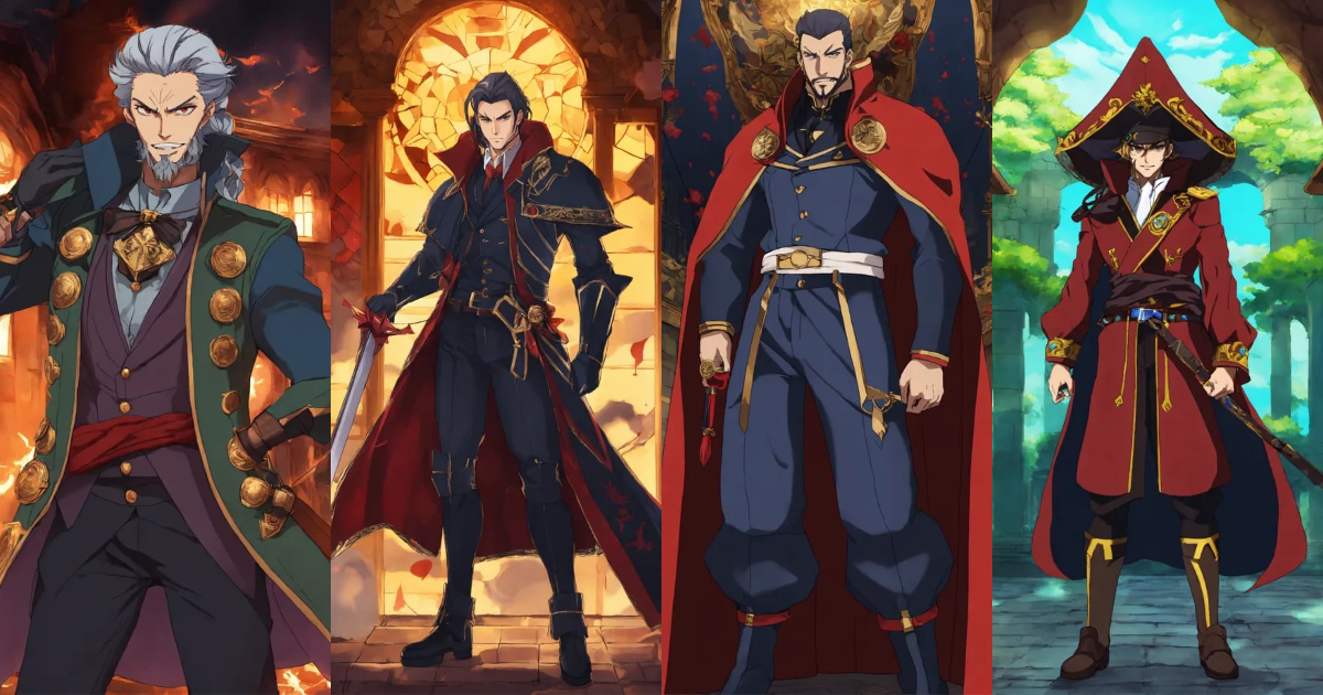 Lexica - Tarcísio Meira in evil anime style