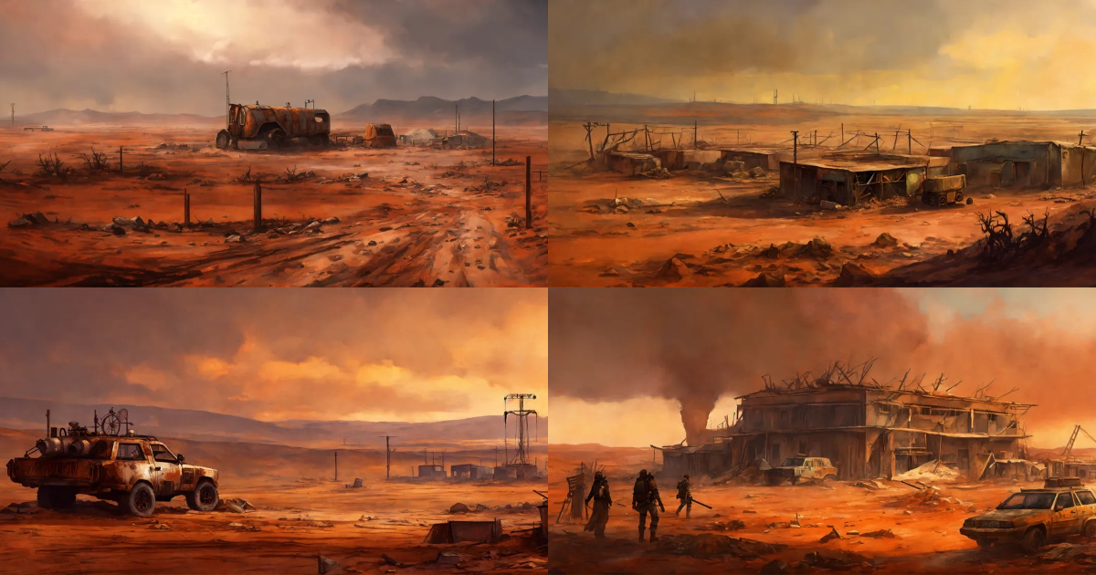 Lexica - Conept art digital realistic painting, post apocalyptic ...