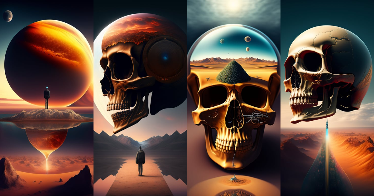 Lexica - THE DAY THAT DEATH BECOMES SELF-AWARE, EXTREMELY DETAILED ...