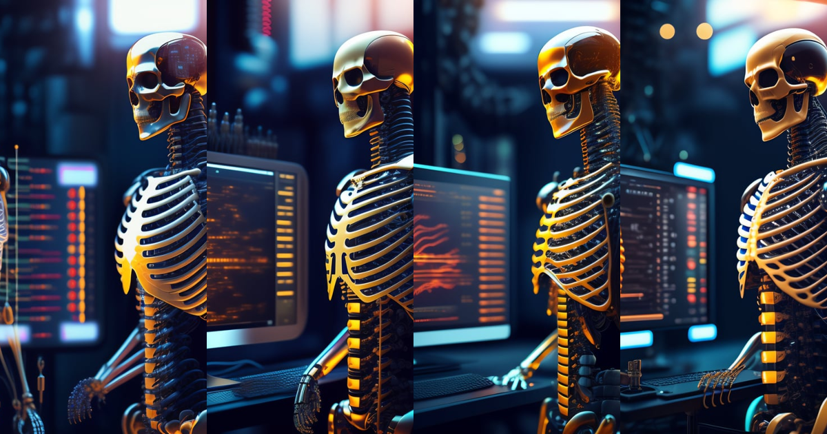 Lexica - Cybernetic tools, virtual reality, robots, skeleton, human ...