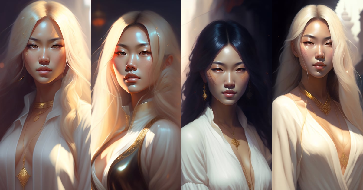 Lexica - A mestizo woman, asian and European rase, (european eyes ...