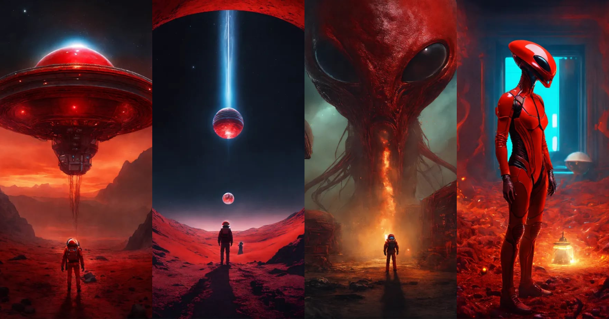 Lexica - Ein alien im weltraum mit sehr langer zunge das hunger hat und ...