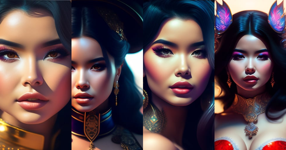 Lexica - Demi Rose decaying in a whirlwind of souls rushing inside the ...