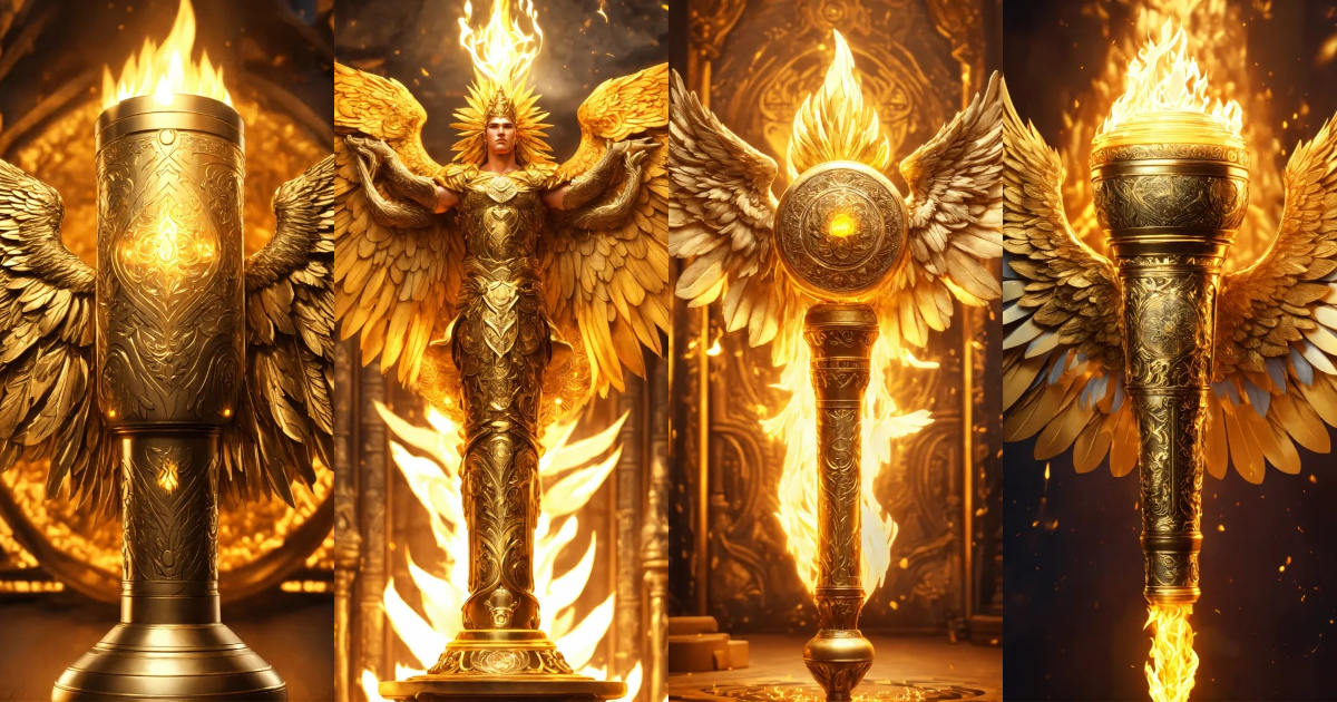 Lexica - Powerful, detailed torch, digital illustration, real, 3D ...