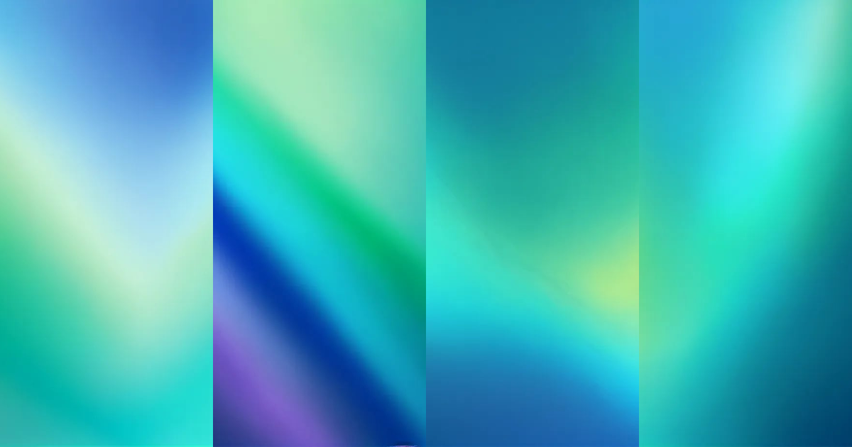 Lexica - Blue and green gradients background, light colors
