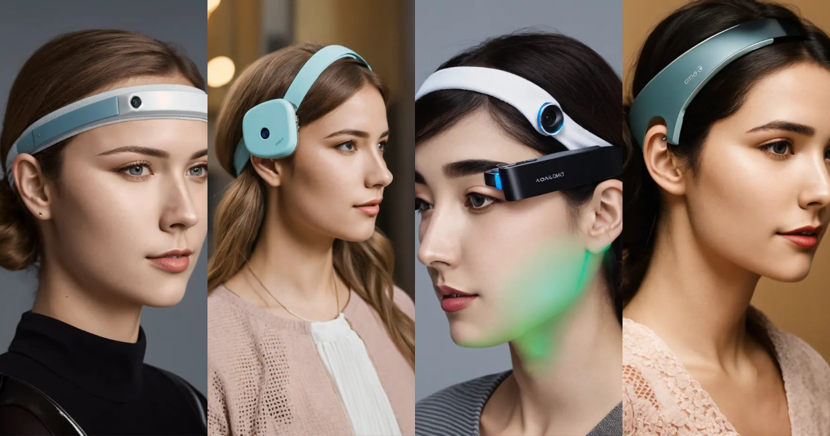 Lexica - Smart elegant small headband on visually impaired individual ...