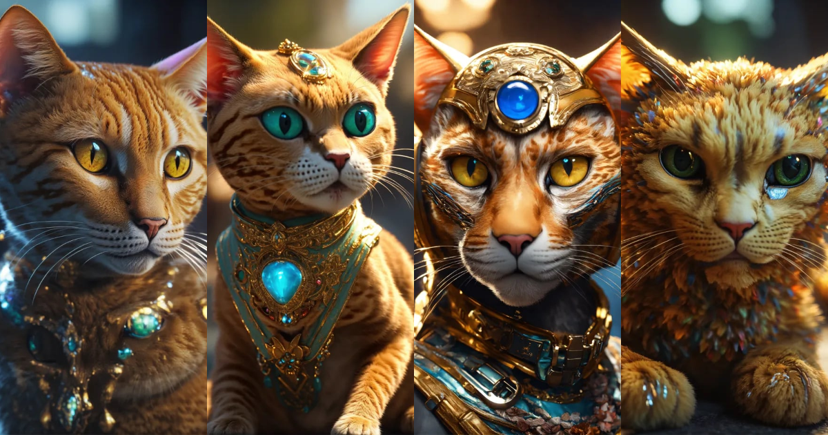 Lexica - Many unfriendly cat aliened race mutated individuals looks ...