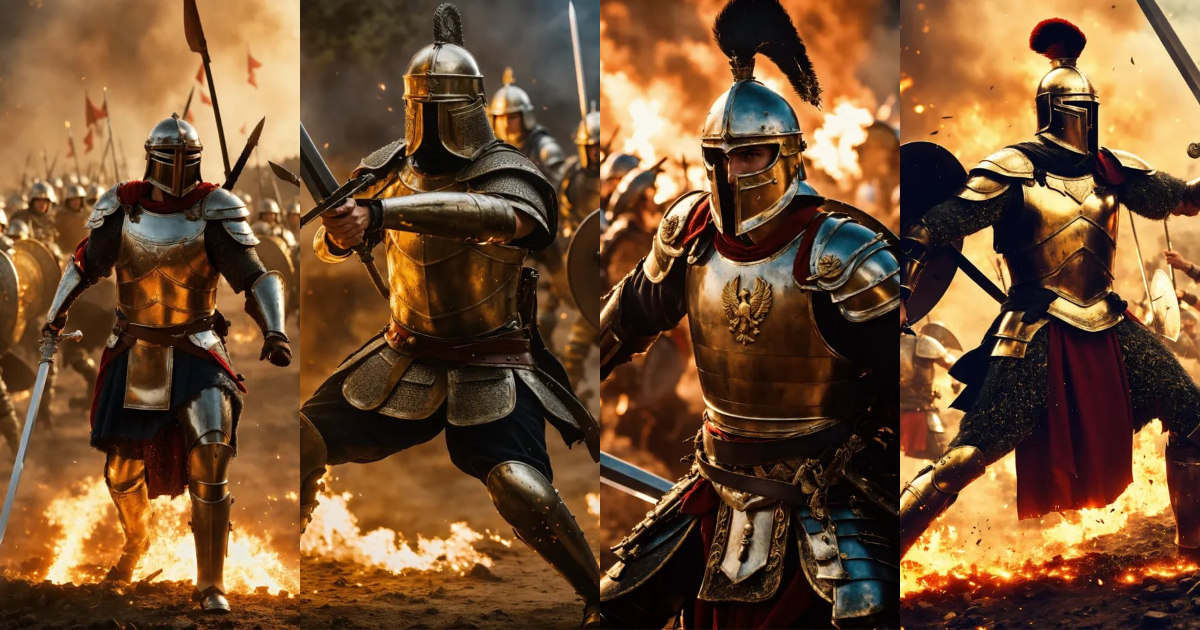 Lexica - Héctor, Aquiles, Clash of metal echoing the battlefield ...