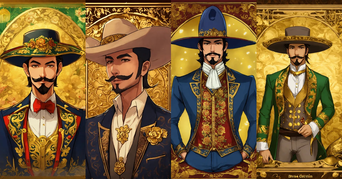 Lexica - A dressy man based on the card "el catrín" of the mexican ...