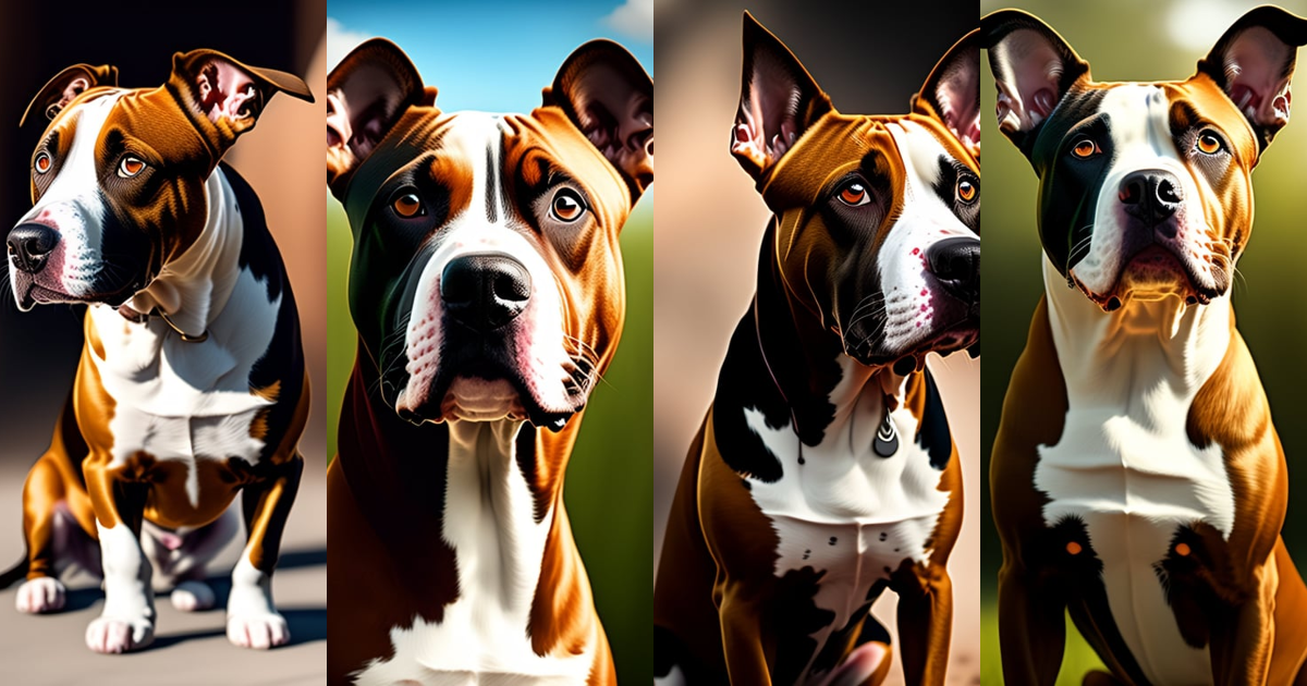 Lexica - Amstaff cartoon