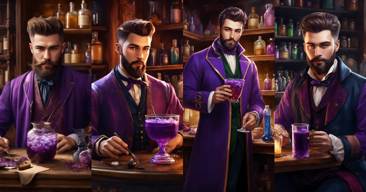 Lexica - Photorealistic picture of a young handsome wizard with short ...