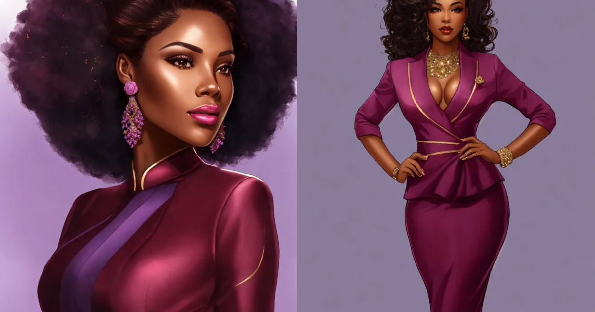 Lexica - Beautiful black businesswoman gorgeous "dark face skin ...