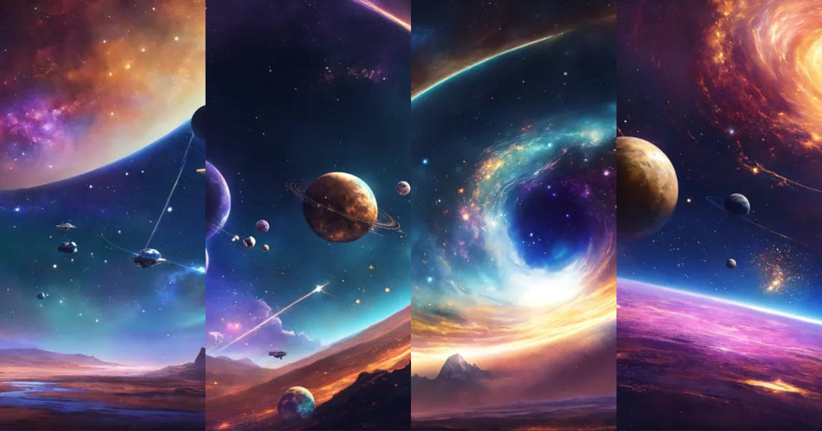 Lexica - Create a captivating artwork for a song titled 'Jumpspace ...