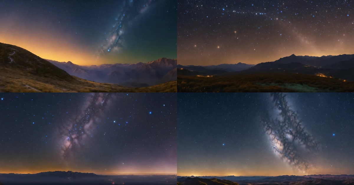 Lexica - Stars in the starlit sky, detailed, 16k, focused, extreme ...