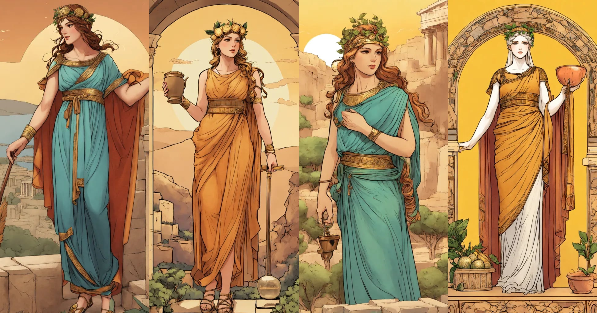 Lexica - Ancient greek Demeter. comic