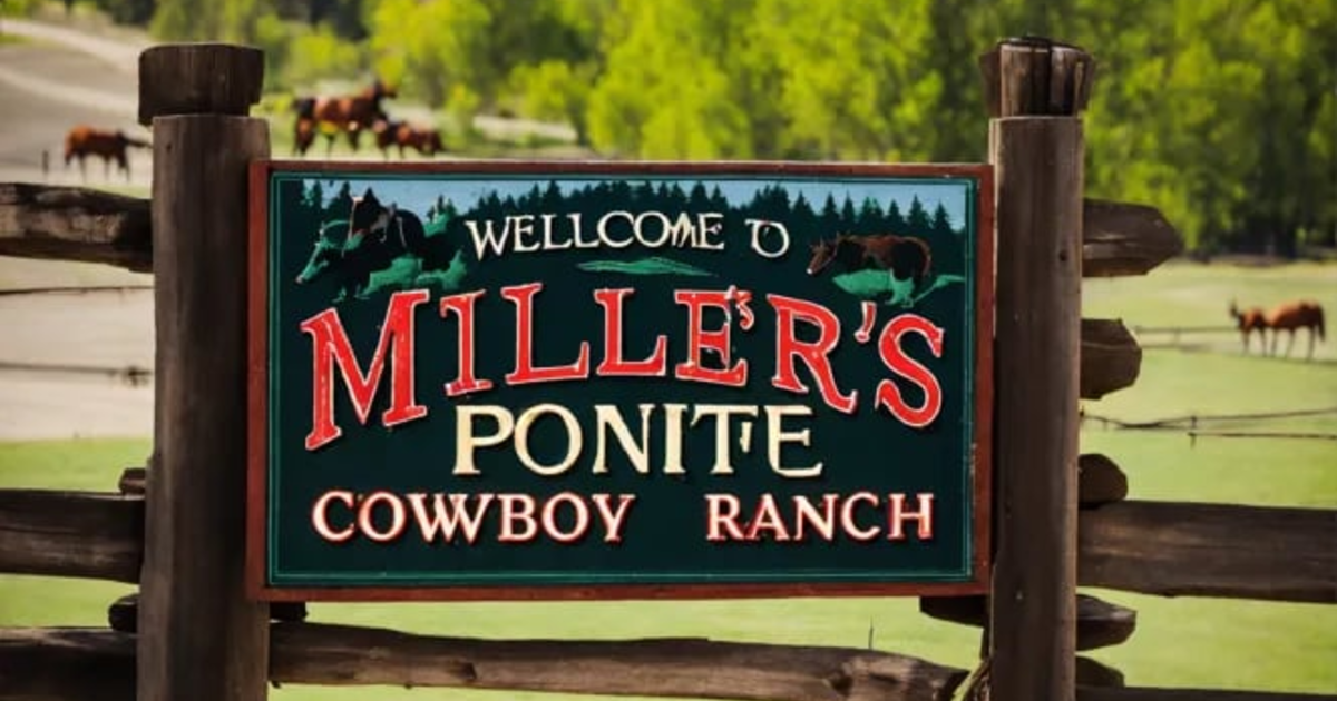 Lexica - Welcome to Miller’s Pointe, sign, Cowboy Ranch, Christmas