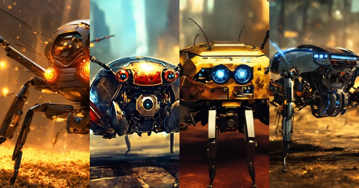 Lexica - Robotic bug invasion, multitudes, spider bots, attack, hi-tech