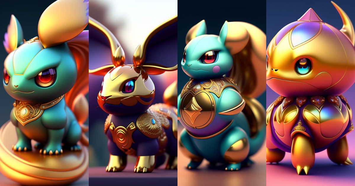 Lexica - A cute psychic type pokemon:: by beeple and James Gilleard and ...