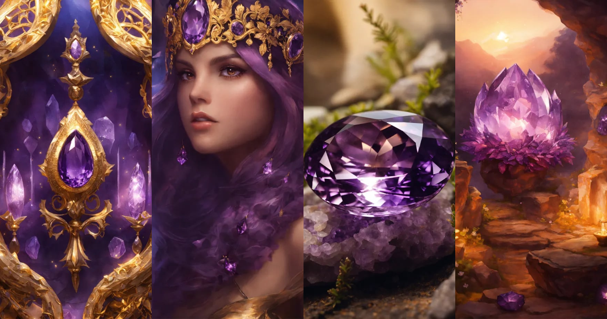 Lexica - Shining amethyst, fond in stone,