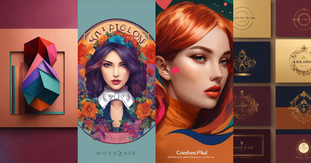 Lexica - A logo, a simple logo for an art company that creates images ...