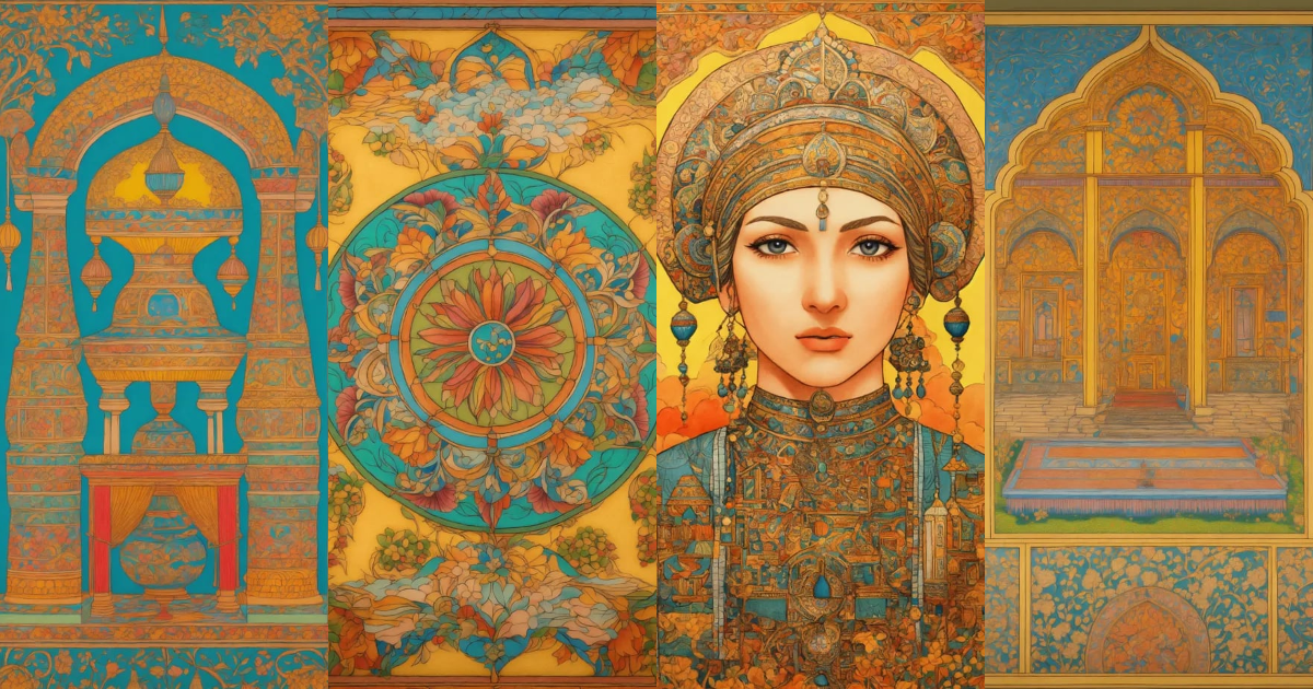 Lexica - Drawing traditional turkish art symbols. Ultra HD, 8k ...