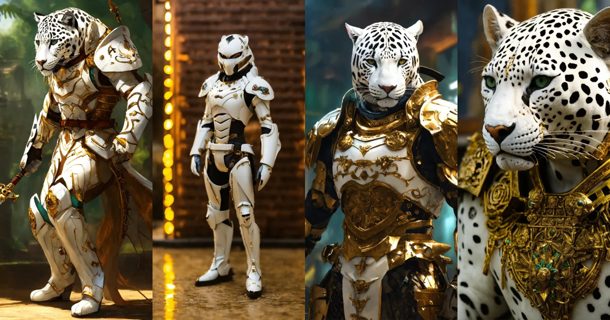 Lexica - Antho white jaguar, armor