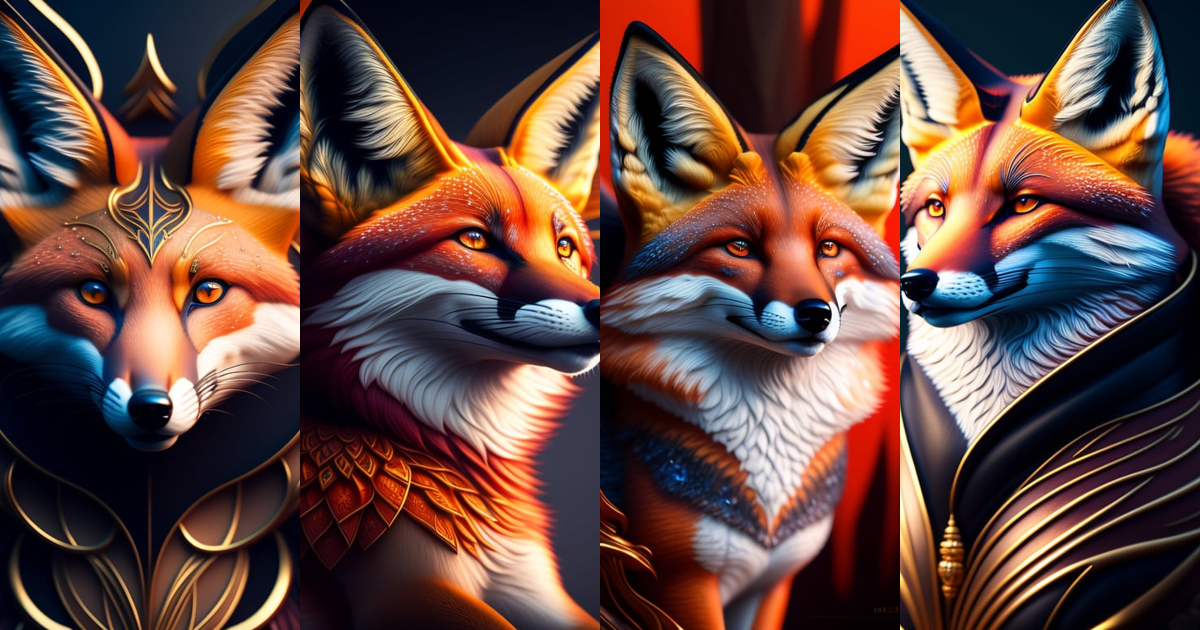 Lexica - Only a beautiful kitsune, fox spirit animalartful, detailed ...