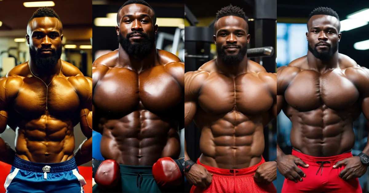 Lexica - 30-year-old hairy man with big muscles, Sadio Mané, big ...