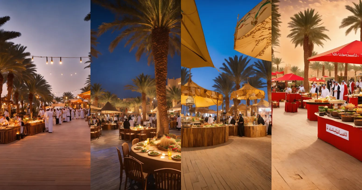 Lexica - Visualize a vibrant scene at the 'Taste of Bahrain' Food ...