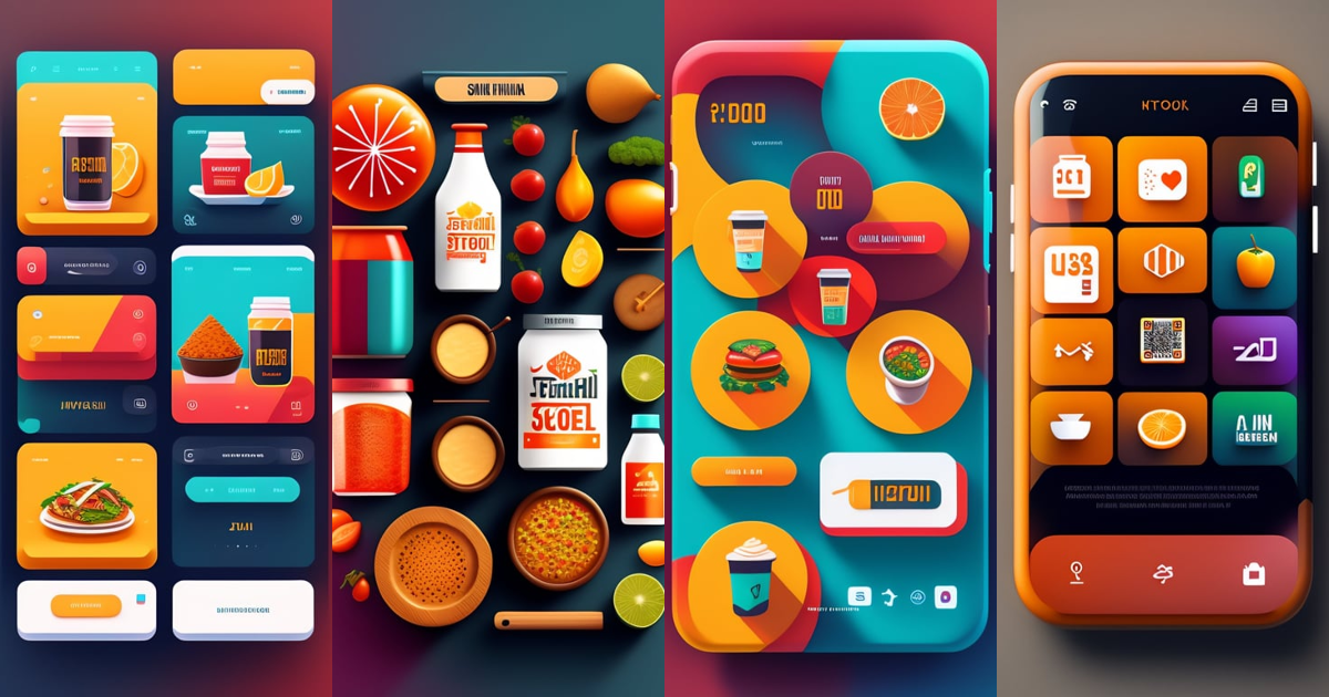 Lexica - Street food, ux/ui design, 3d icons,